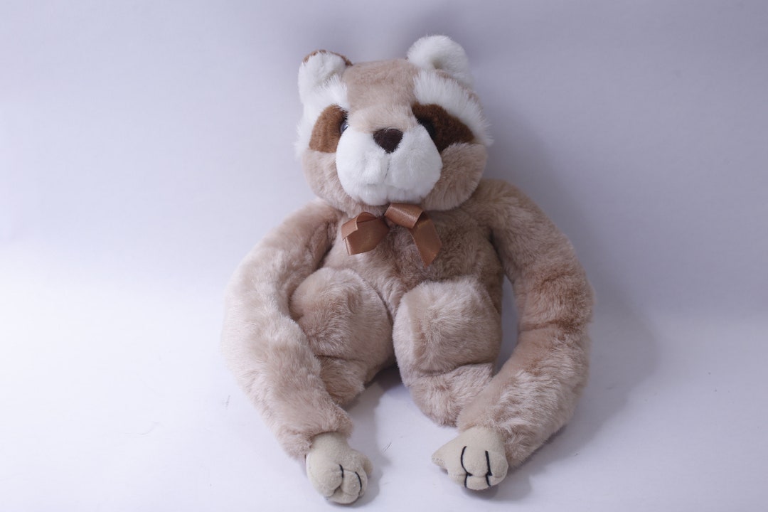 Vintage, Cuddle Wit, Hugging Raccoon, 1990s, Cute Critter, Stuffed ...