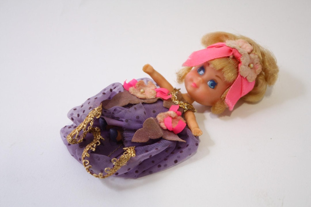 1960s, Liddle Kiddles, Lady Lavender, Tea Party, Mini Doll, Mattel ...