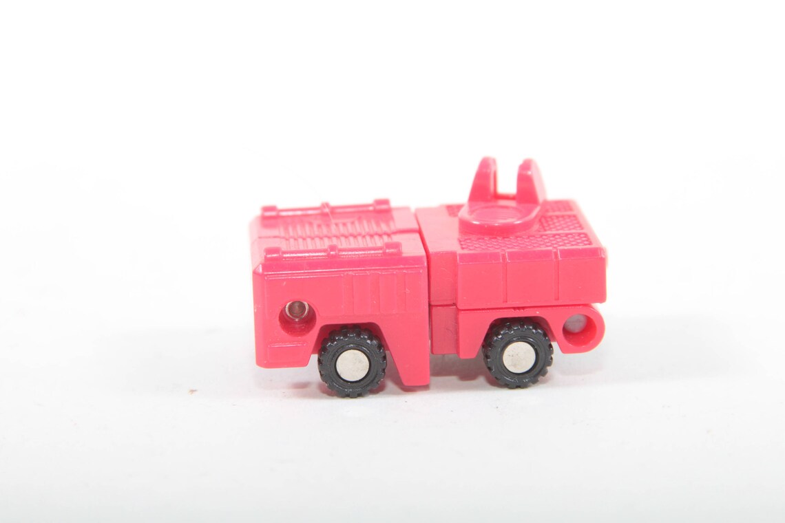 Gobots Little Transformers Toy Red Car Hasbro Takara Vintage - Etsy