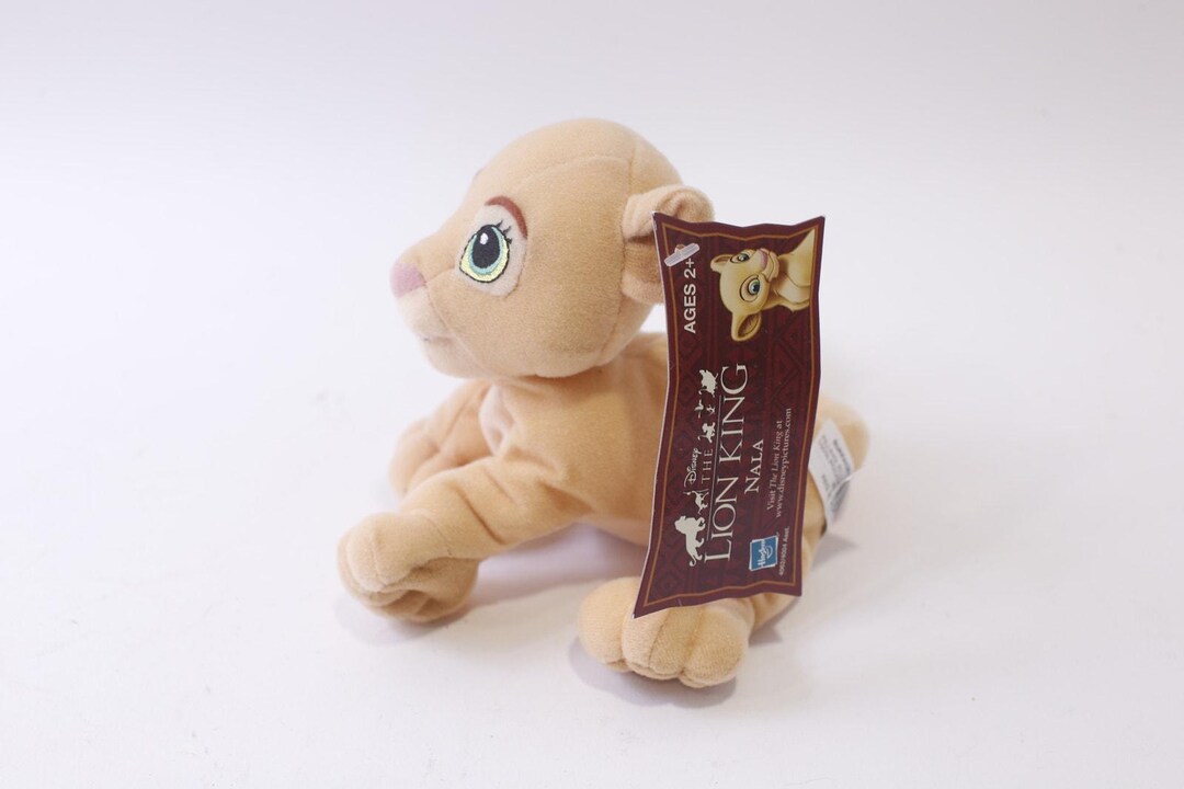 Lion, King, Nala, Hasbro, Beanie, 2002 Small Plush, Vintage, Soft, Toy ...