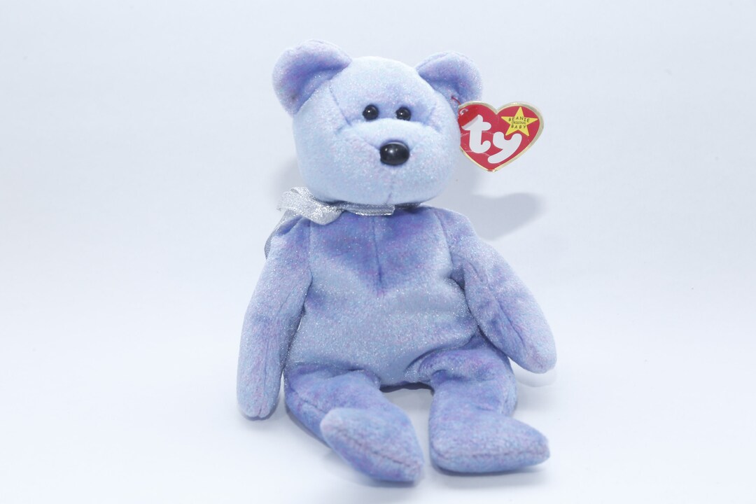 Ty, Clubby II, Blue Teddy Bear, Plush, Beanie Babies Collection ...