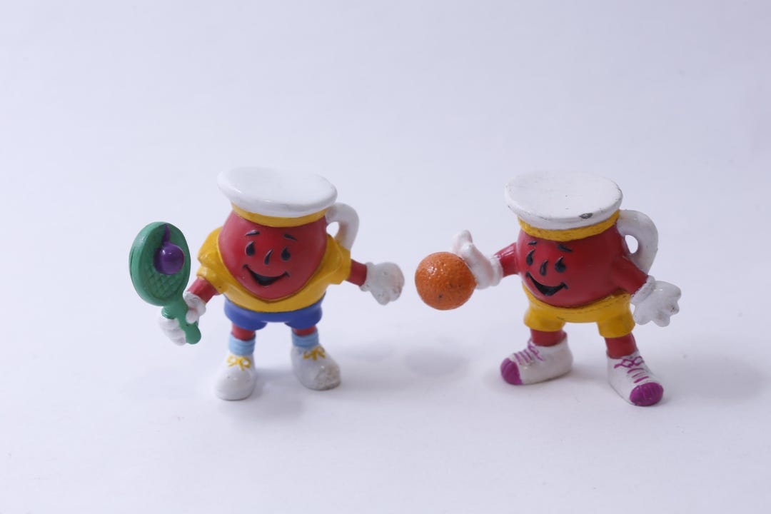 1980s Kool-aid Man, Tennis and Basketball Players, PVC Figures, Vintage ...