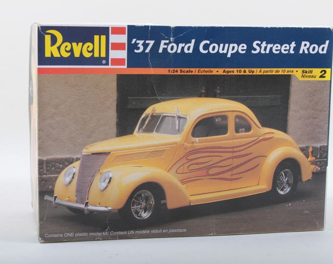 Plastic, Model Kit, 1937, Ford Coupe, Revell, Vintage Toys, Vintage ...