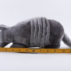 Cute Gray Armadillo Plush Soft Toy Doll Alamo Animal Figure Vintage ...