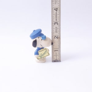 Peanuts, Snoopy, Whitman's, PVC Figure, Blue Suit, Uniform, Advertising ...