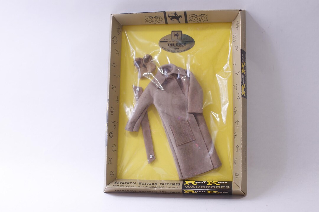 Rusti-kana Wardrobe, 1960s the Dude, Genuine Leather Doll Outfit, Fits ...