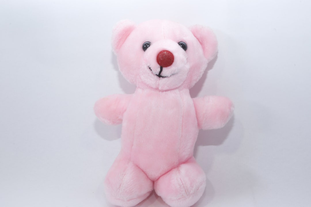 80s Acme, 1985, Pink Teddy Bear, Plush, Adorable, 10", Stuffed Animal ...