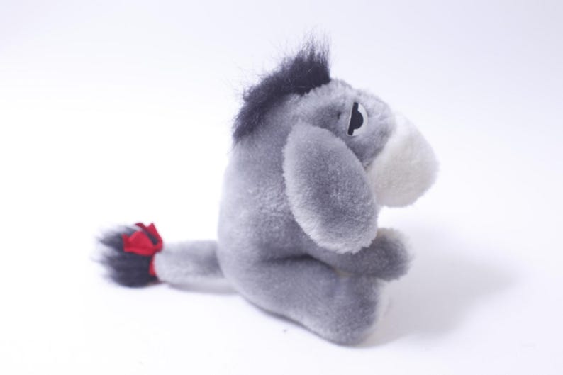 1980s, Winnie the Pooh, Eeyore, Small, Plush, Donkey, Disney Small ...