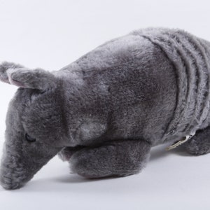 Cute Gray Armadillo Plush Soft Toy Doll Alamo Animal Figure Vintage ...