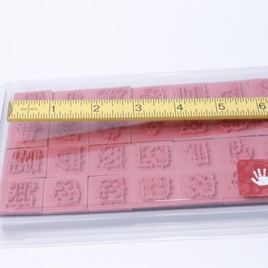 Alphabet, Quilted Letters, Characters, ABC, Embroidered, CTMH Stamp Set ...