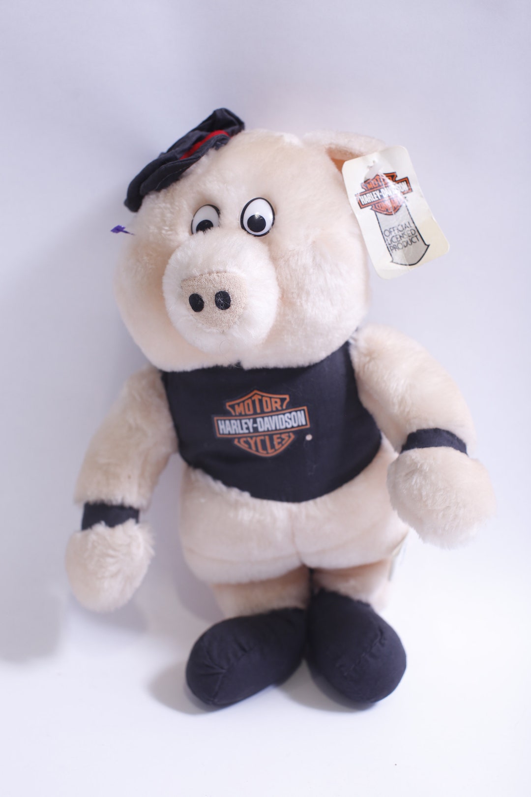 Harley-davidson Biker Pig Plush Mascot 11 Adorable - Etsy