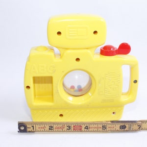 Playschool, 1989, Baby Toy Camera, Yellow, Buttons, Activity Toy ...