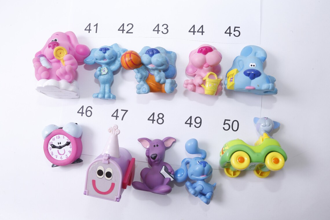 PICK YOUR OWN 1 Vintage Blues Clues Pvc Figures Cake - Etsy