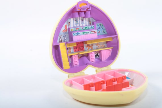 Polly Pocket Pretty Pixies Yellow Box Zoo Animals Moving | Etsy