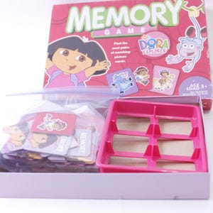 Memory Game, Dora the Explorer, Nick Jr, Milton Bradley, Matching ...