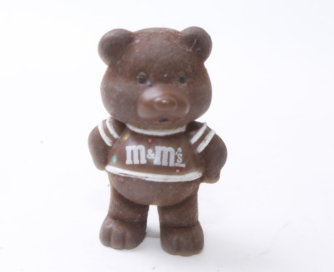 M&m's, Teddy Bear, Brown, PVC Figure, Toy, 2.5", Miniature, Toy ...