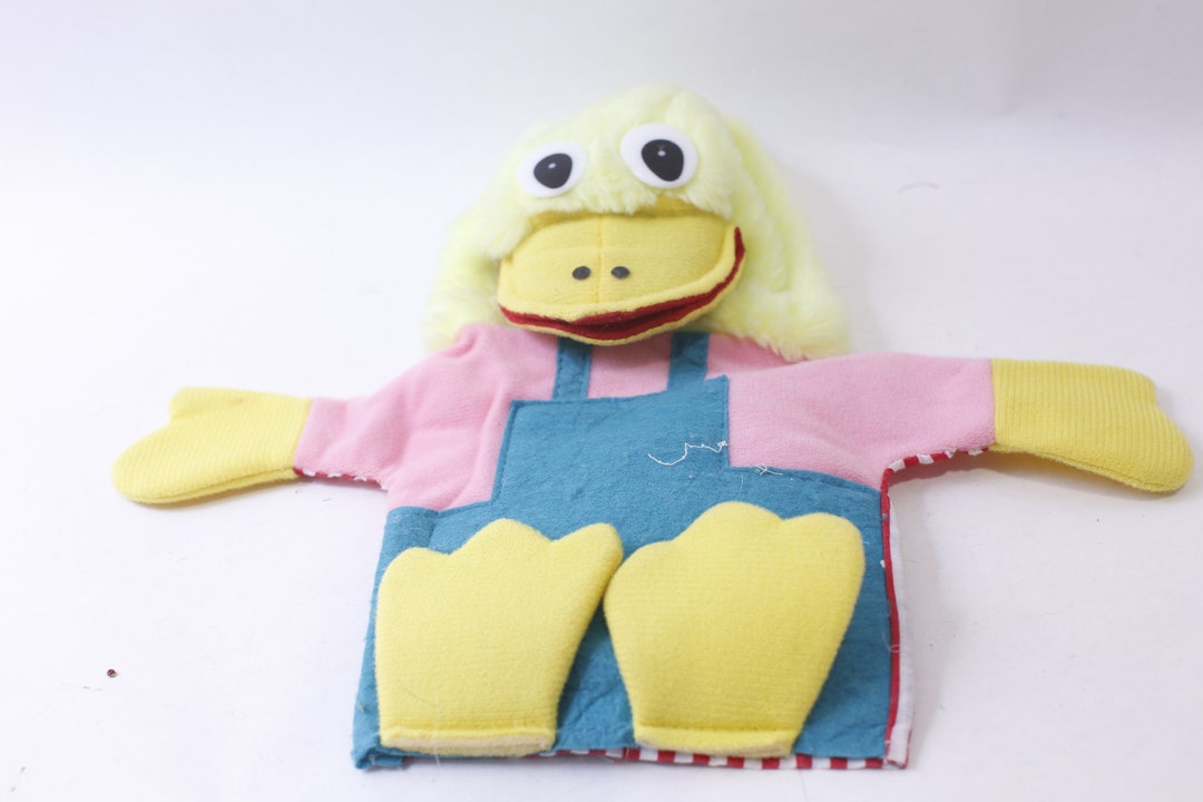 Duck Farmer, Hand Puppet, 10", Soft Toy, Imaginative Play, Storytelling ...