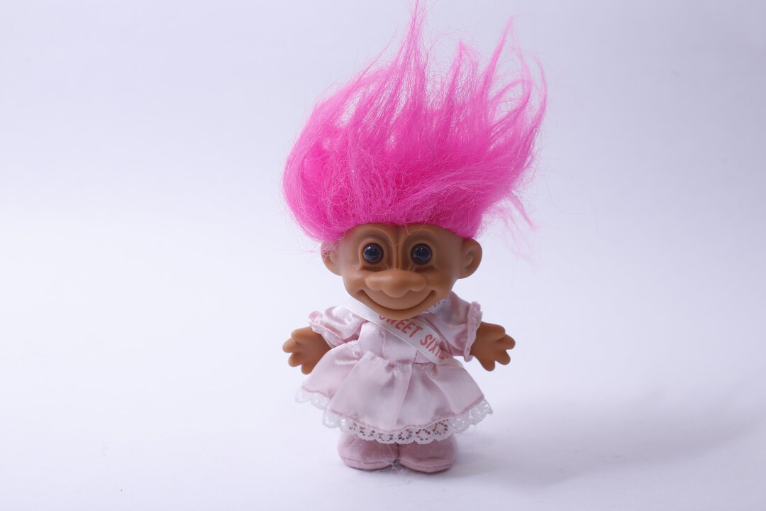 Russ, Troll, Sweet Sixteen, Doll, Female, Pink Dress, Pink Hair, Funny ...