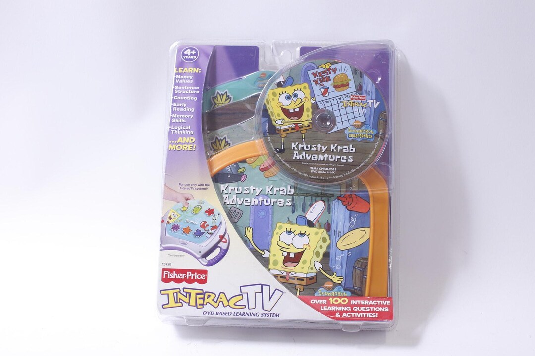 Fisher-price, Interactive Tv, Spongebob Squarepants, 2003, Mint Package ...
