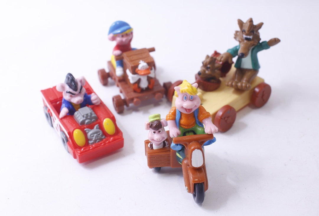 Mcdonald's Happy Meal, Piggsburg Pigs, Complete Toy Set of 4, Toy ...