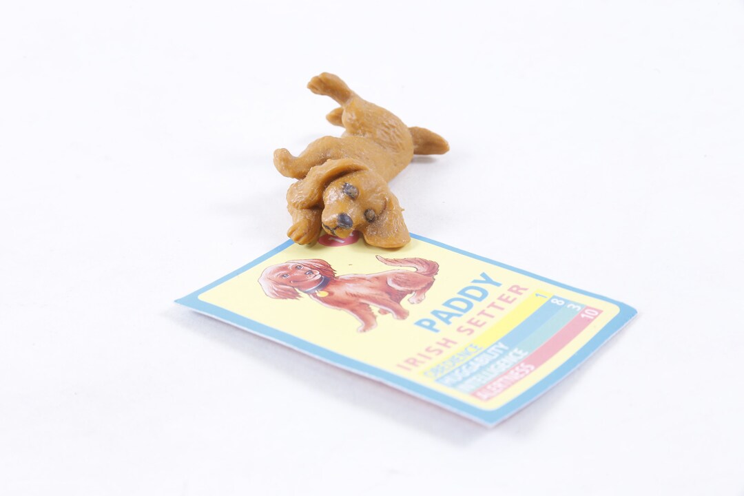 Puppy in My Pocket Paddy Irish Setter 11 Little Toy Figure Dog Animal ...