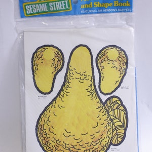 Sesame Street, Movable Muppet, Shape Book, Educational Toy, Interactive ...