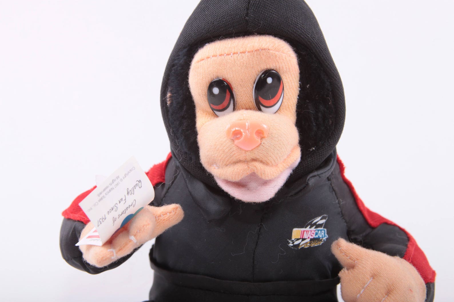 NASCAR Nanco 1997 Black Jacket Plush Monkey Team USA Funny - Etsy