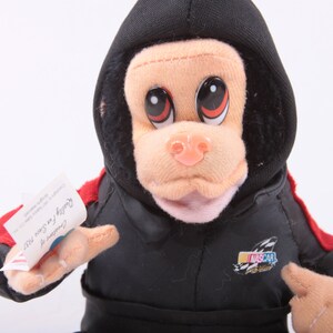NASCAR, Nanco, 1997, Black Jacket, Plush Monkey Team USA Funny Stuffed ...