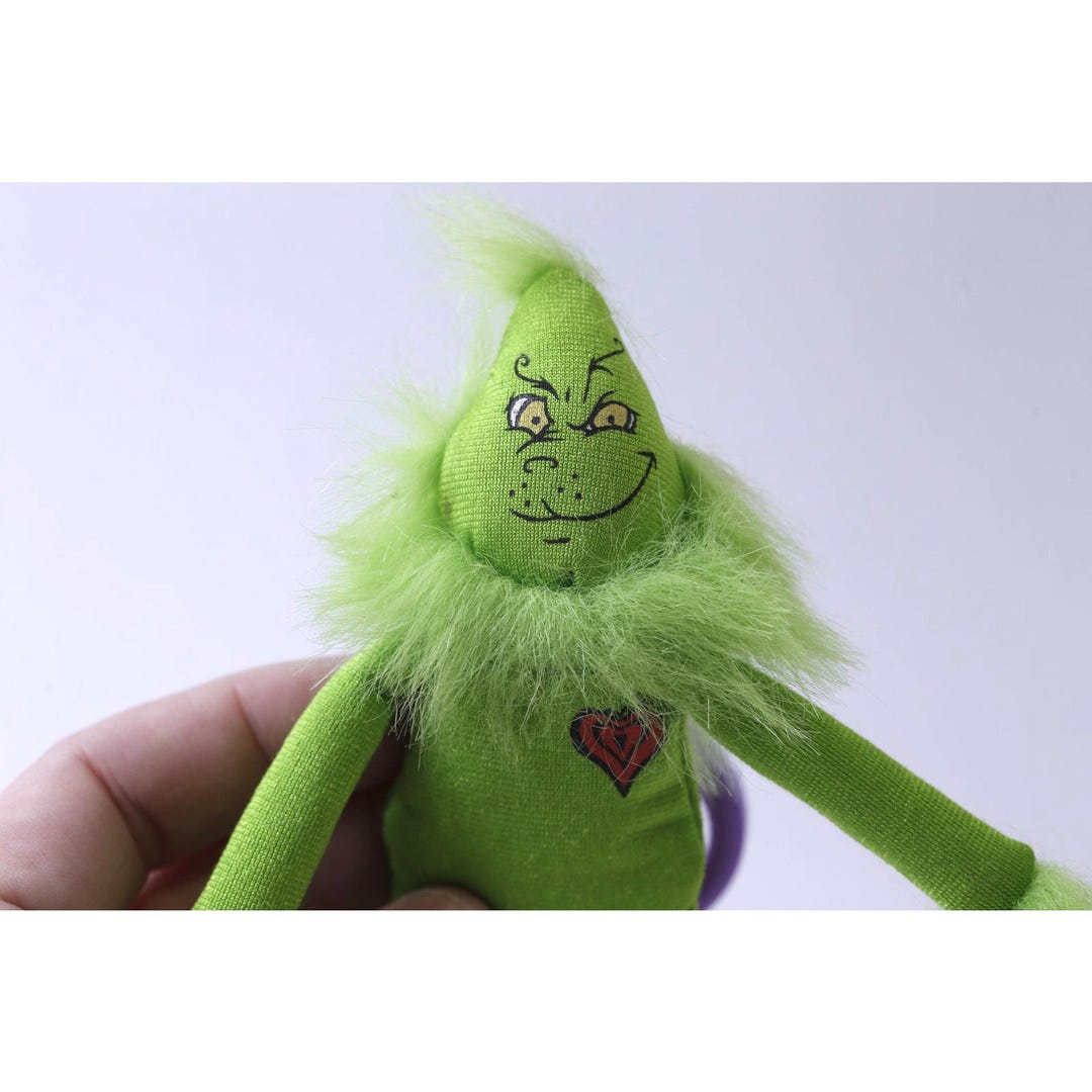 Dr. Seuss, the Grinch, Christmas, 2000, Plush, 90s Vintage, Keychain ...