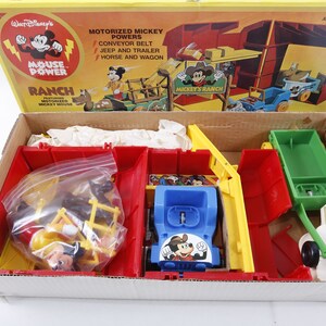 Mickey Mouse Power Ranch Disney Vintage Playset Western Cowboy - Etsy