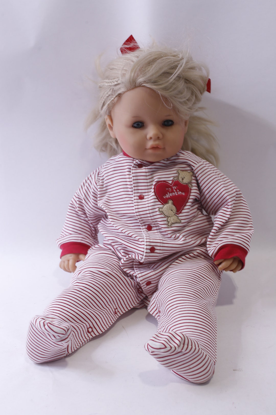 Max Zapf, 1986, Baby Doll, My 1st Valentine, Striped Pajama, 25 ...