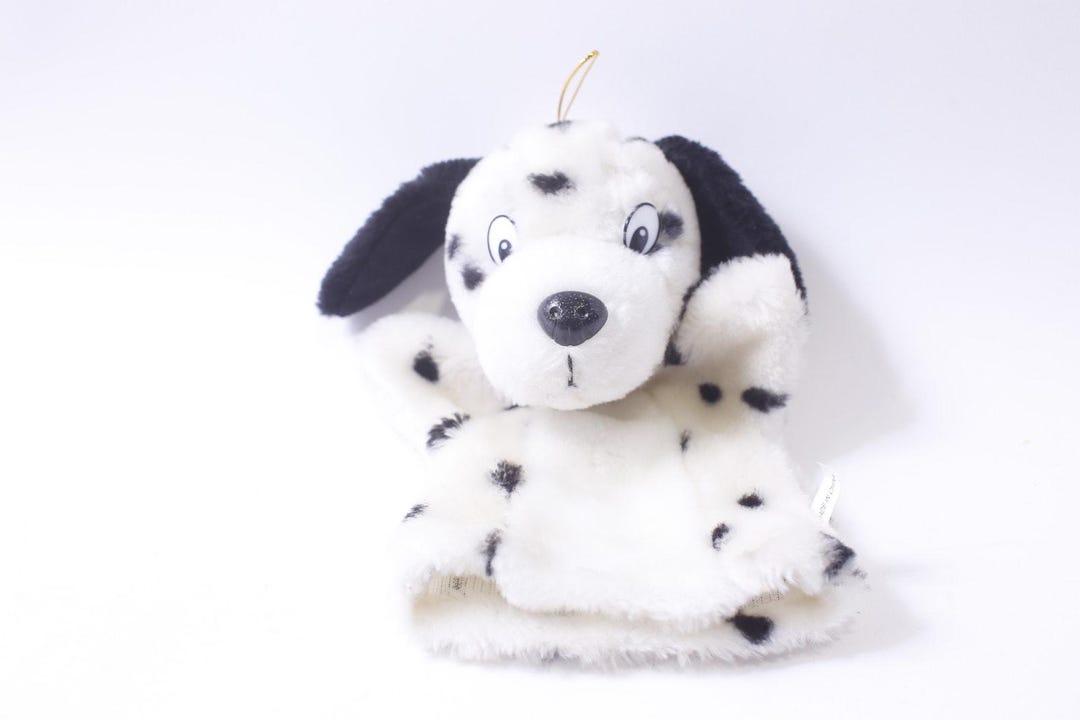 1980s, Greenbacks, Dalmatian, Puppet, Small Plush, Vintage, Soft, Toy ...