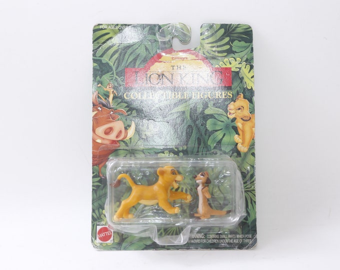 Mattel, Disney, the Lion King, Timon, Simba, PVC Figures, Characters ...