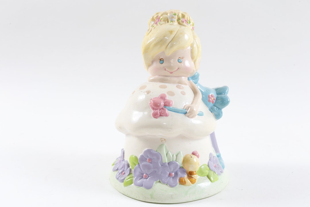 Herself the Elf Flowers Piggy Bank Rare Fairy Money Box Thrift-box ...
