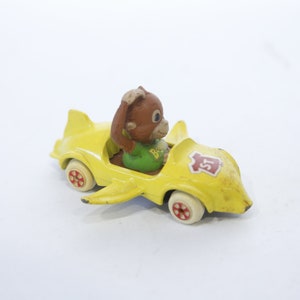 Shirt Tales, Bogey the Monkey in Yellow Banana Car, Toy Vehicle, 1981 ...