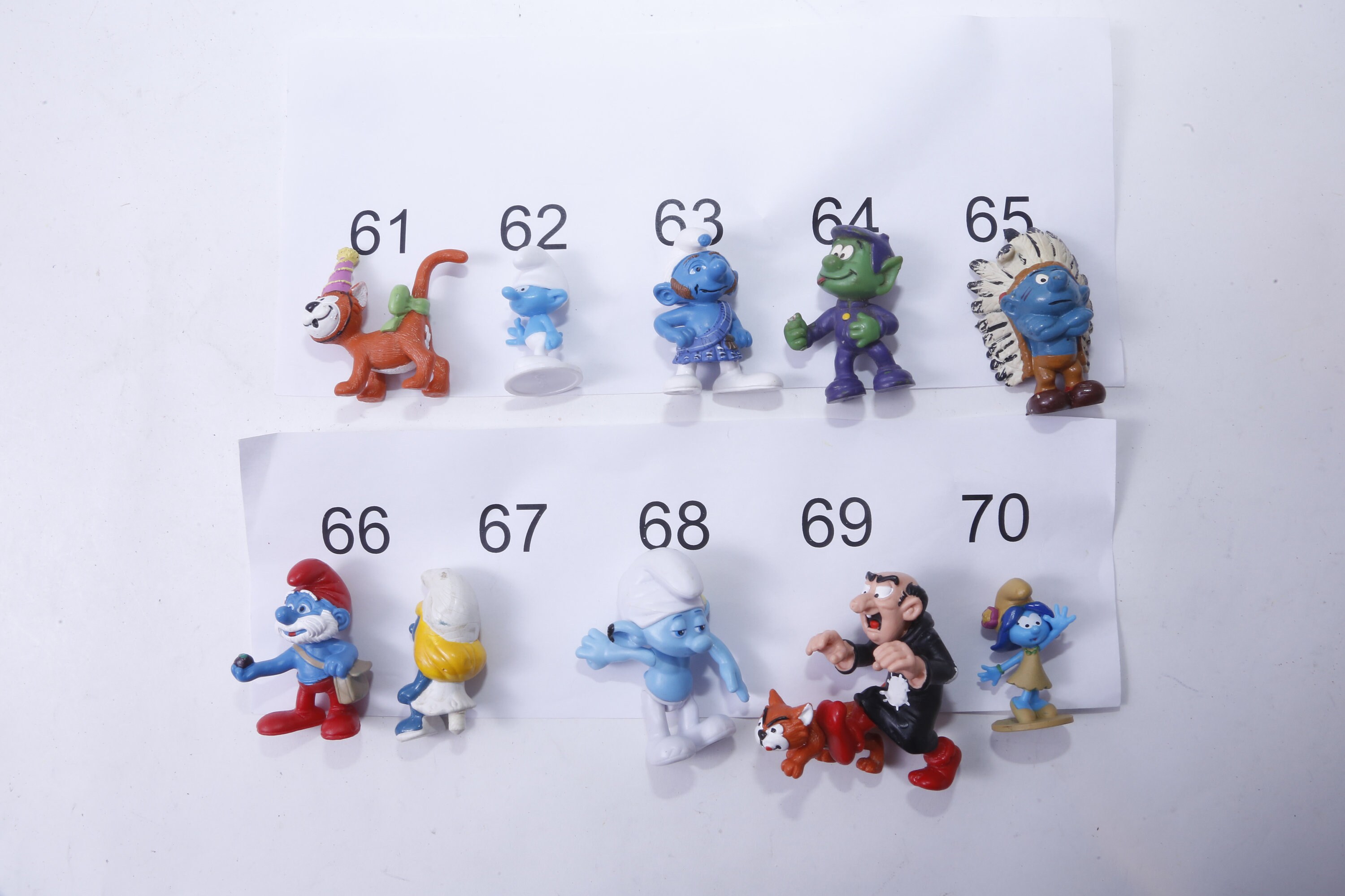 PICK YOUR OWN 1 Vintage 80s Smurfs pvc Figures Toy Lot Cake | Etsy