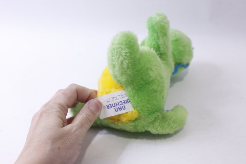 Dan Brechner, Gren-yellow Dinosaur, Plush, Adorable Dragon, Stuffed ...