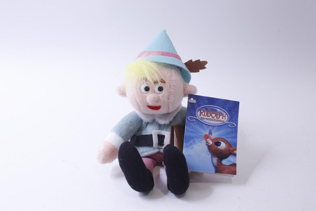Hermey the Elf, Small Plush, Rudolph the Red-nosed Reindeer, Island of Misfit, 1992, Prestige ...