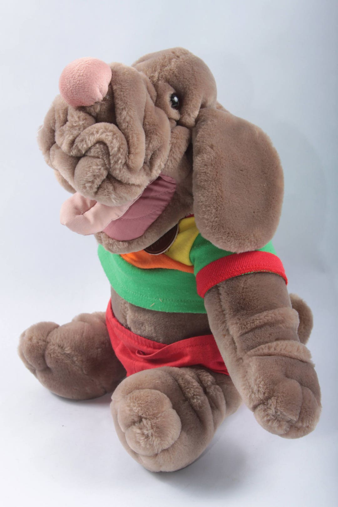 Wrinkles Talking Dog Vintage Toy Ganz Bros 80s Plush With - Etsy UK