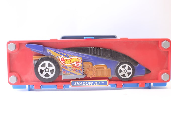 Mattel, Hot Wheels, Shadow Jet, Car Carrying Case, Toy Storage, Vintage ...