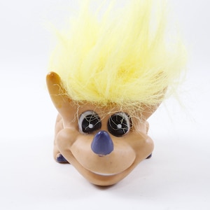 Dinosaur Troll Vintage Yellow Hair Stegosaurus 90s Trolls Collection ...