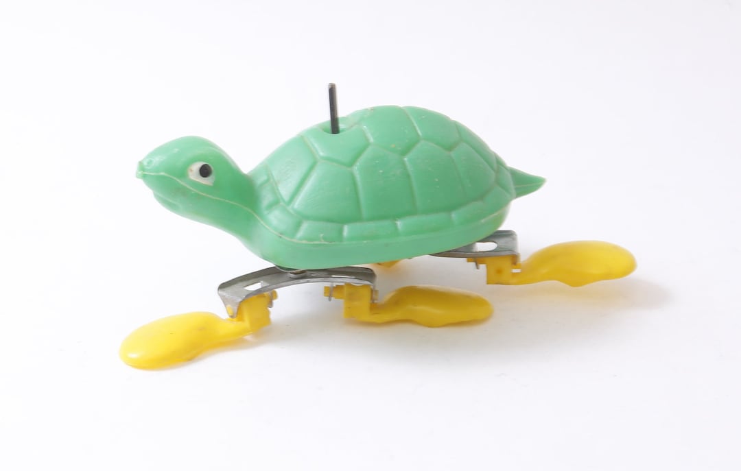 Turtle, Wind up Toy, Green, Non Working, Made in Japan, Toy, Toddler ...