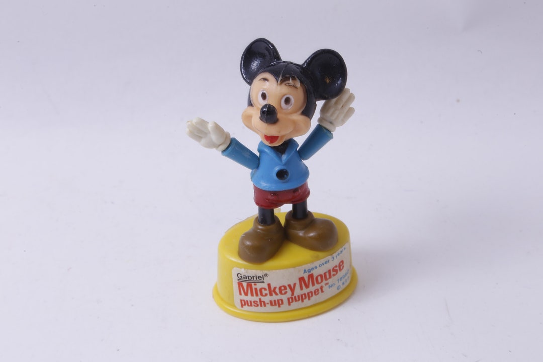 Disney, Mickey Mouse, Gabriel, Push-up Puppet, 4", Figure, Cartoon ...