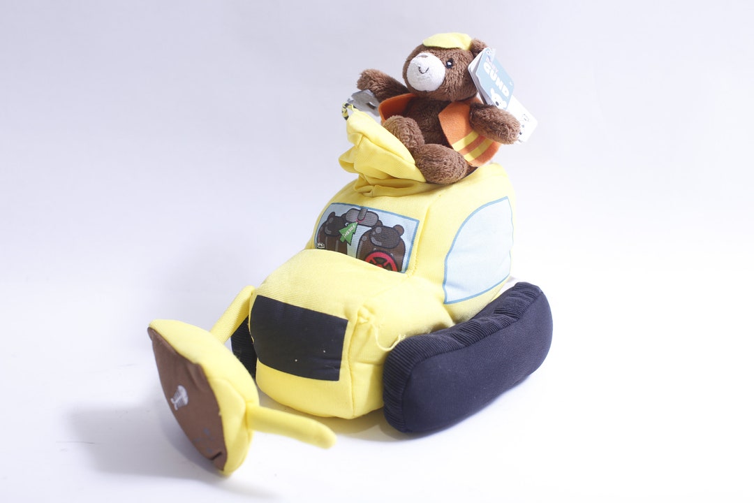 Gund, Plush Bulldozer With Teddy Bear, Lights and Sound, Toy, Soft Toy ...