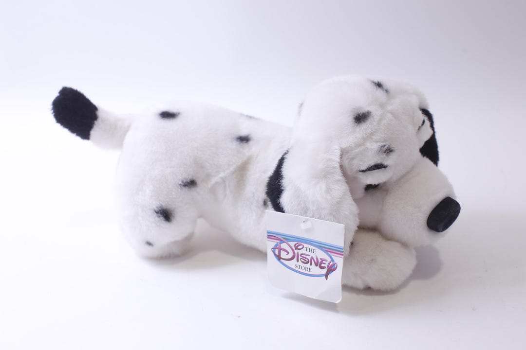 101 Dalmatians, Dipstick, Plush Puppy, White Body With Black Spots ...