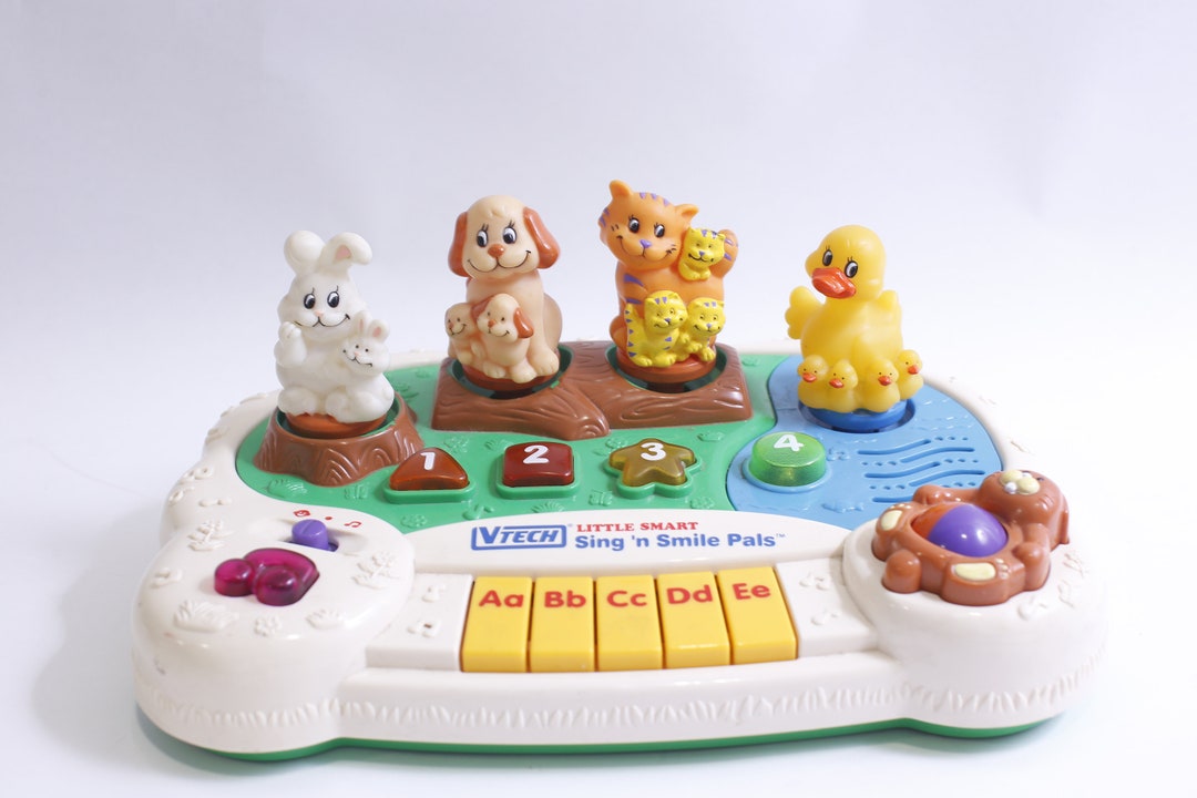 Vtech, Little Smart, Sing 'n Smile Pals, Toddler Toy, Buttons, Lights ...