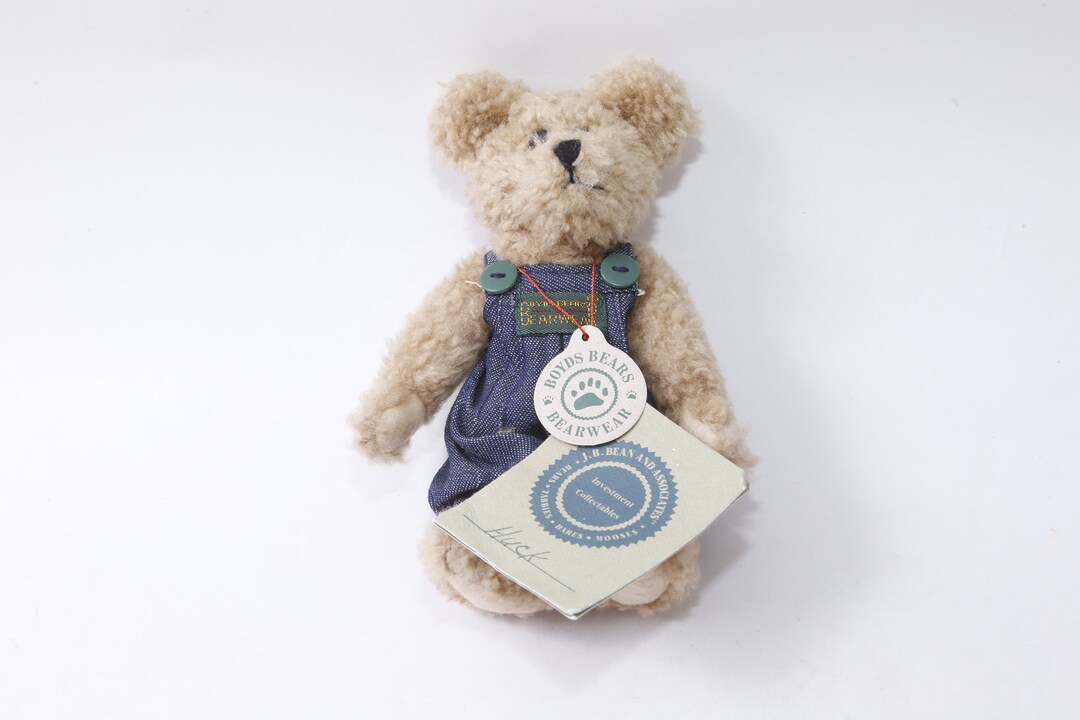 Huck, Boyds Bears Teddy Bear, 5.5", Jumper Clothe, Soft, Plush, Toy ...