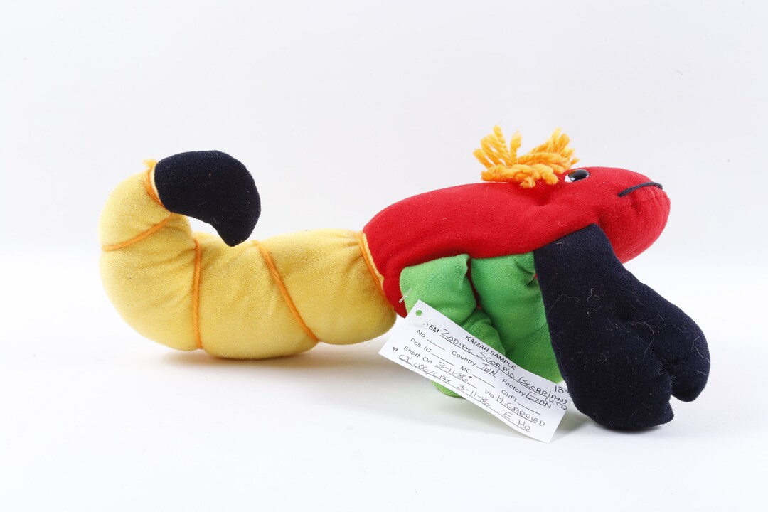 Kamar Rare Prototype Sample OOAK Hand Made Zodiac Scorpio 1986 Soft ...