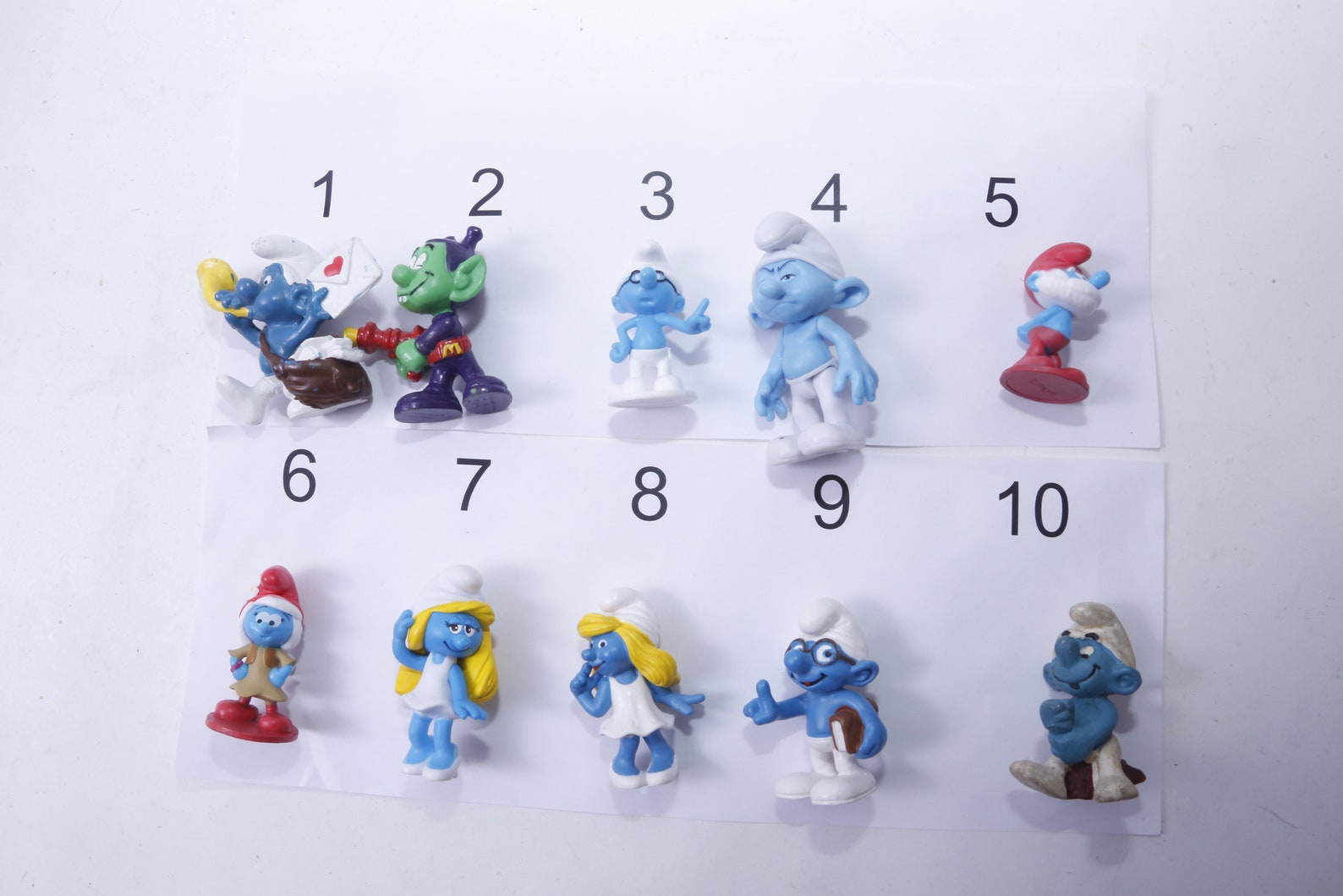 PICK YOUR OWN 2 Vintage 80s Smurfs Pvc Figures Toy Lot Cake | Etsy