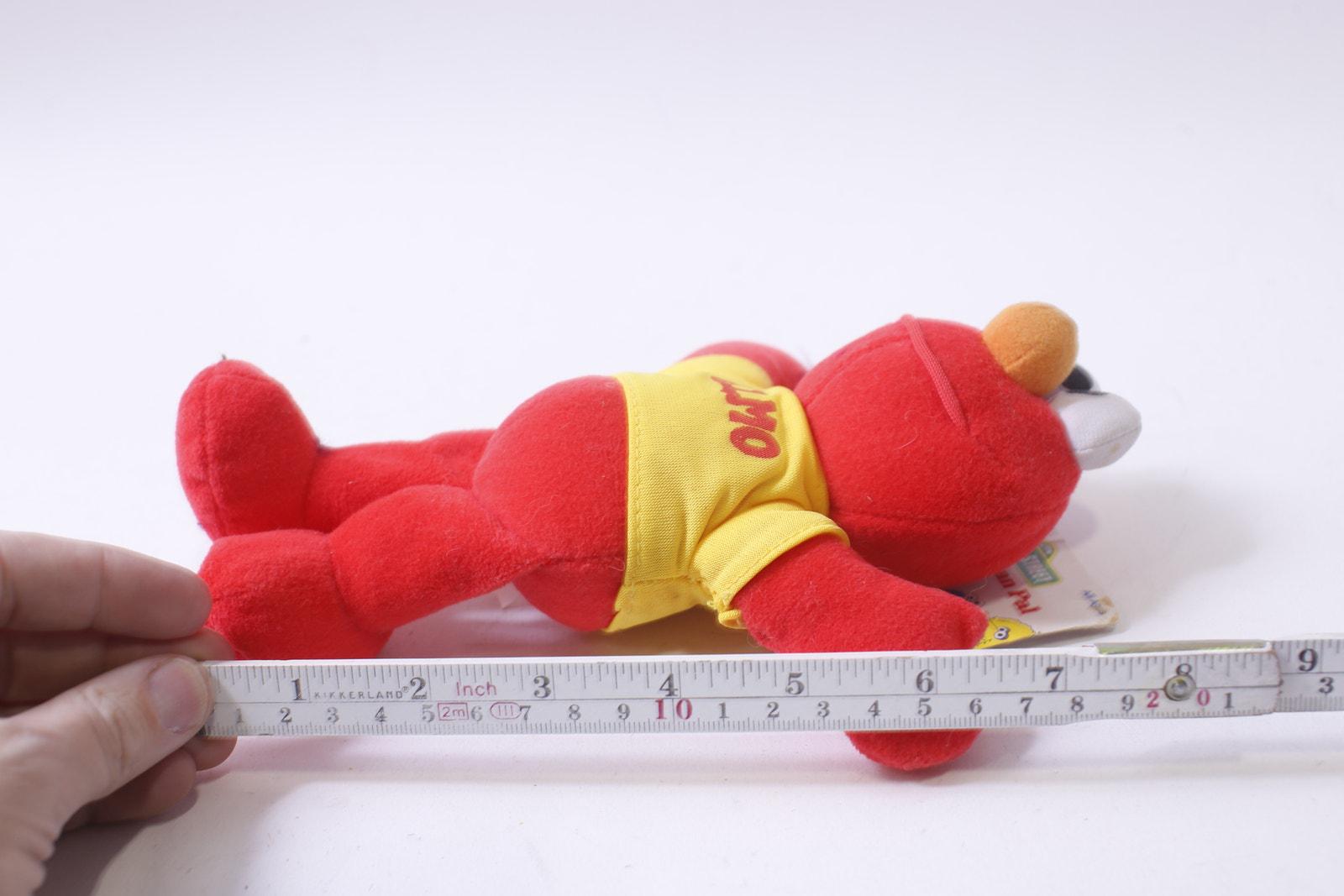 Elmo, Sesame Street, 1987, Giggle, Bean, Pal, Small Plush, Vintage ...